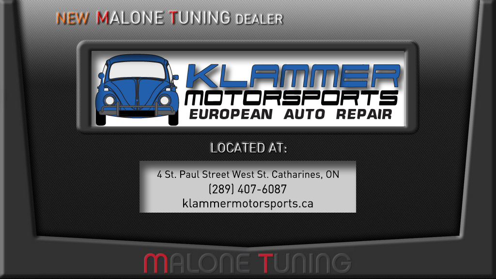 New Malone Tuning Dealer -- Klammer Motorsports in St Catharines ON ...